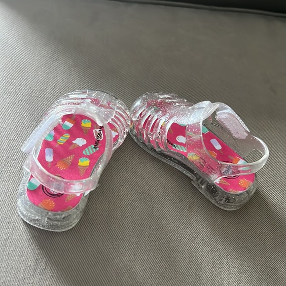wonder nation | Shoes | Wonder Nation Silicon Jelly Sandals Clear ...